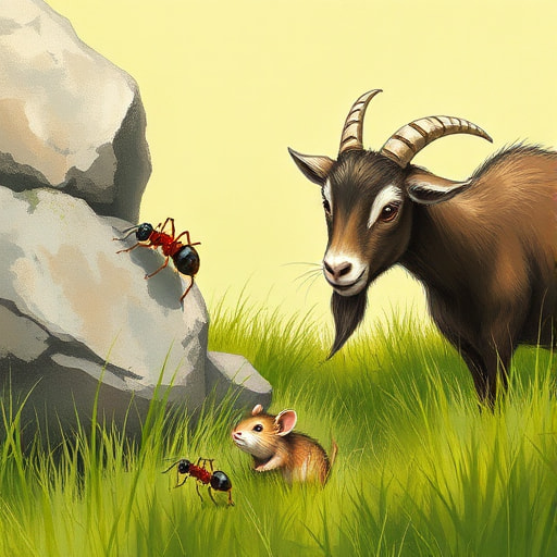 The Brave Mouse and Her Goat Friend | A Scarlett Panda Story