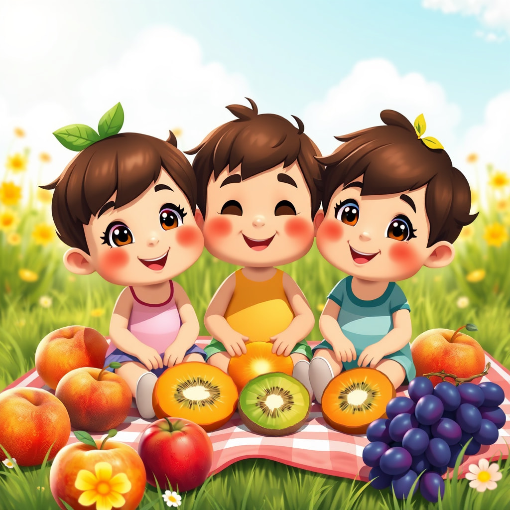 The Fruity Friendship Fable: Patty, Kelly, and Gary's Sweet Adventure ...
