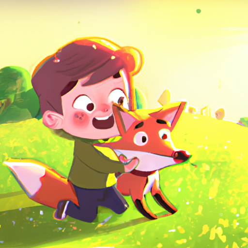 Logan and his Lovable Fox, Sunny | A Scarlett Panda Story